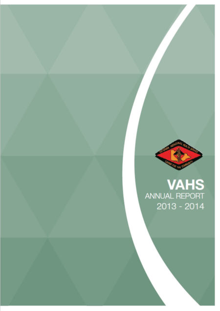 Annual Report 13-14 | VAHS